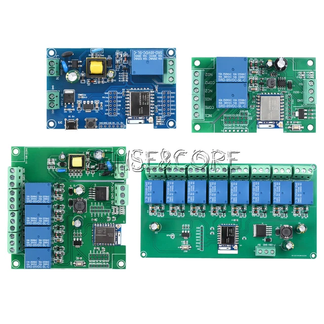 1/2/4/8 CHANNEL ESP32 WIFI Bluetooth BLE Relay Module ESP8266 Development Board EUR 7,99 ...