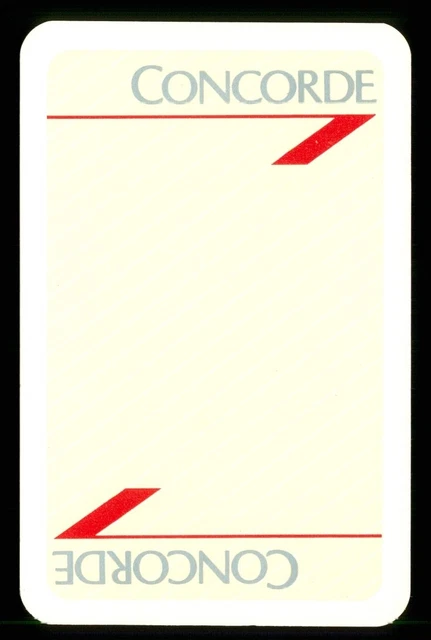 CONCORDE BRITISH AIRWAYS Airlines Playing card - Select from multi ...