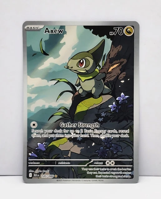 POKÉMON TCG AXEW 145/086 Sv: Black Bolt Holo £10.64 - PicClick UK
