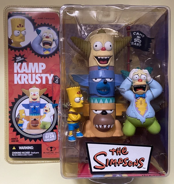 BART & KRUSTY The Clown The Simpsons Toys Fox Collection Figure NEW £74 ...