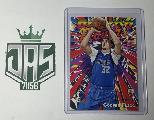 2025-26 TOPPS NBA #PP-16 Cooper Flagg Power Players Insert Rookie Card ...