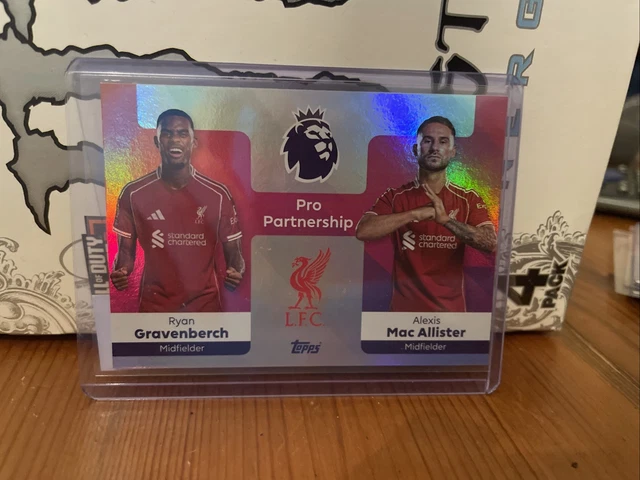 TOPPS PREMIER LEAGUE 2026 Pro Partnership Liverpool Gravenberch ...