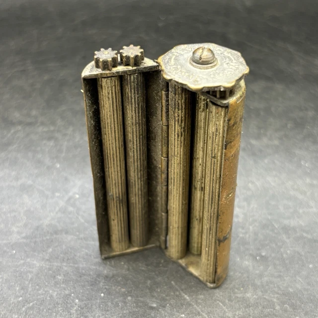 ANTIQUE CIGARETTE ROLLING Machine c. 1920s Evans Of London Brass THE ...