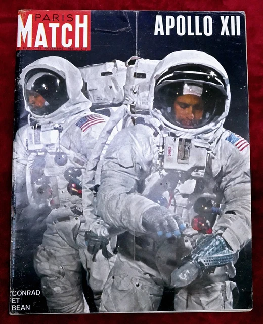 PARIS MATCH N°1072 du 22 NOVEMBRE 1969 - APOLLO XII - CONRAD & BEAN ...