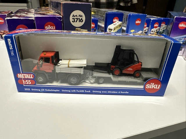 SIKU 2522 UNIMOG mit Gabelstapler Ovp EUR 22,90 - PicClick DE