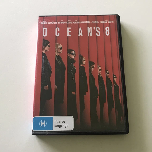 OCEAN'S 8 DVD Region 4 PAL Movie Sandra Bullock Cate Blanchett Anne ...