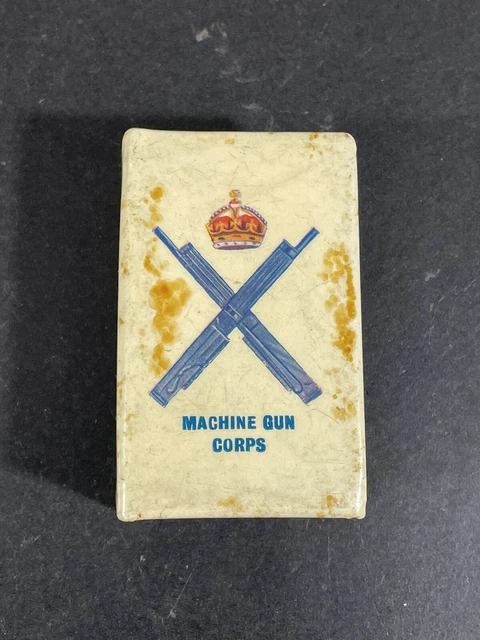 WW1 BRITISH ARMY Machine Gun Corps MGC Matchbox Holder Cover £62.99 ...