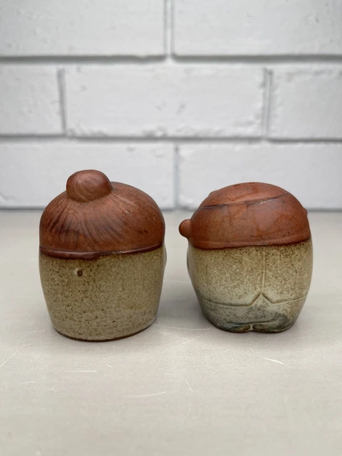 VINTAGE GEMPO POTTERY Grandma & Grandpa Salt And Pepper Shaker Set ...