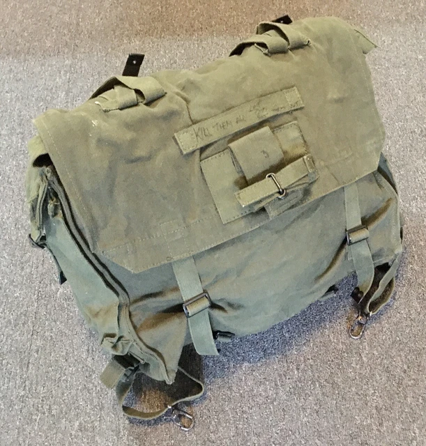 GENUINE VINTAGE BRITISH Army 58 Pattern Webbing Large Pack Issued Grade ...