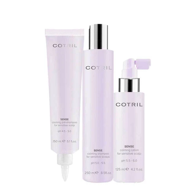 COTRIL SCALP CARE Sense Calming Pre-Wash 150ml Shampoo 250ml Lotion ...