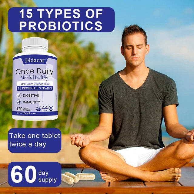 ONCE DAILY MEN'S Healthy Capsules - Digestive Health, Balance Immune ...