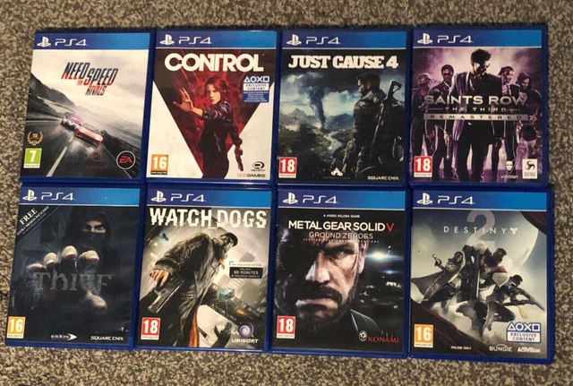 PS4 GAMES BUNDLE - Working & Tested - 8 Games - Sony PlayStation 4 £19. ...