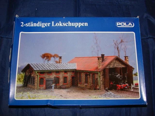 POLA N MAQUETTE Hangar A Locomotive 210 A Monter Train Electrique Neuf ...