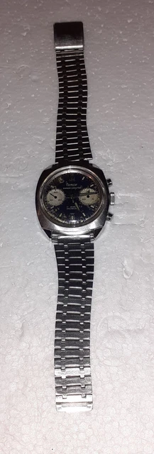 ANCIENNE MONTRE CHRONOGRAPHE Flamor. Swiss Made? Mecanisme Bloque EUR ...