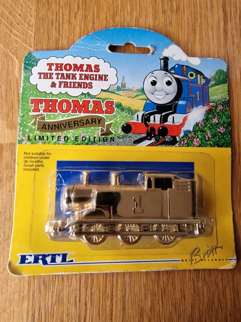 ERTL THOMAS THE Tank Engine & Friends Train - LIMITED ED GOLD THOMAS ...