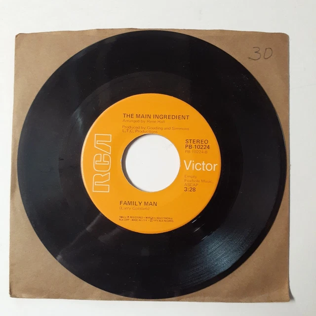 THE MAIN INGREDIENT - Rolling Down A Mountainside 7" Record 1975 RCA ...