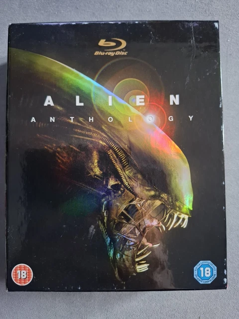 ALIEN ANTHOLOGY BLU Ray Box Set 6 Discs Movies 1 2 3 4 UK Release £16. ...
