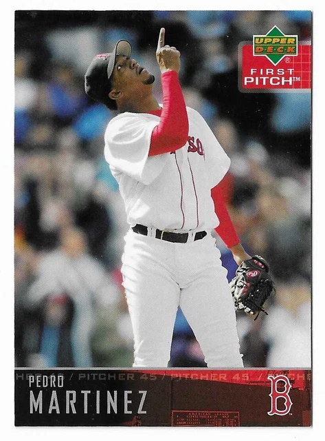 2004 UPPER DECK First Pitch MLB Card Boston Red Sox #89 Pedro Martinez ...