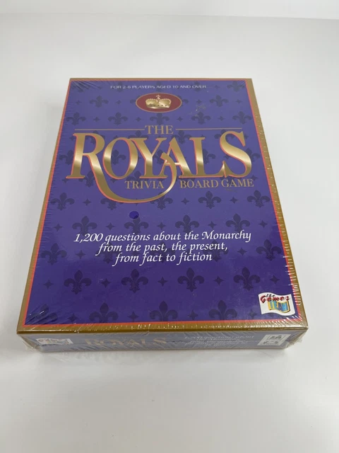 THE ROYALS TRIVIA Board Game monarchy king queen 2-6 players 10+ Royal ...