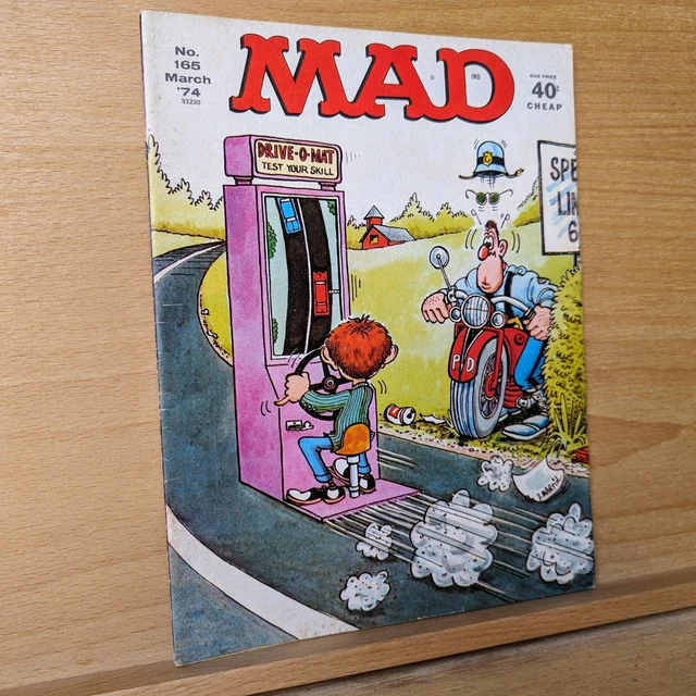 MAD MAGAZINE NO. 165 March 1974 Drive O Mat NEAR MINT £15.80 - PicClick UK