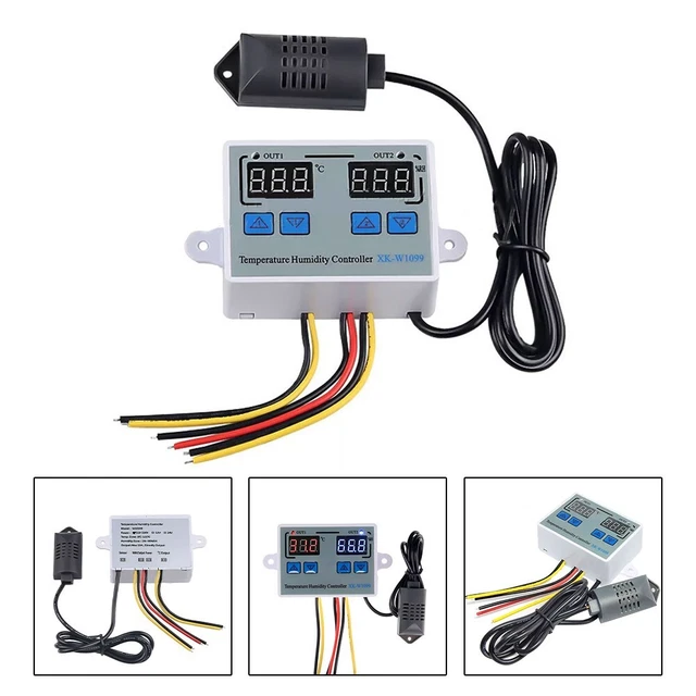 PRÉCIS POUR LE contrôle de la température et de l'humidité avec écran LCD X EUR 21,92 - PicClick FR