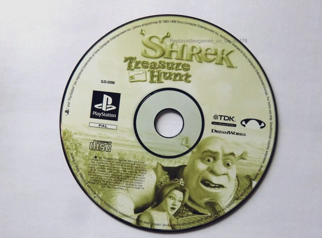SHREK TREASURE HUNT PS1 Playstation 1 Game £3.00 - PicClick UK
