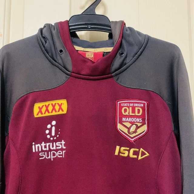 QLD MAROONS STATE Of Origin Hoodie Jumper Youths Size 8 $25.00 ...