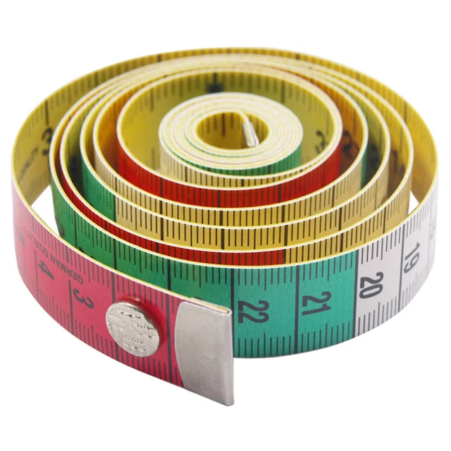 COLORED SNAP TAPE Clothing Measure Measuring for Body Measurements £7. ...