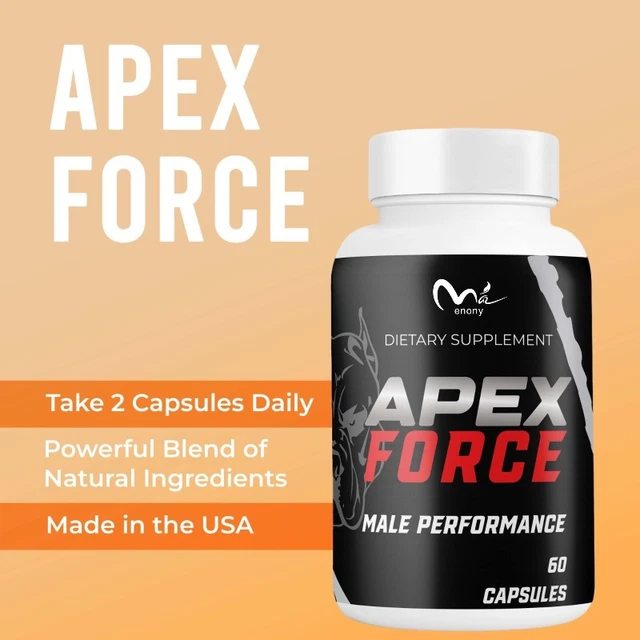 (3 PACK) APEX Force Men Pills, ApexForce Male Health Support Formula ...