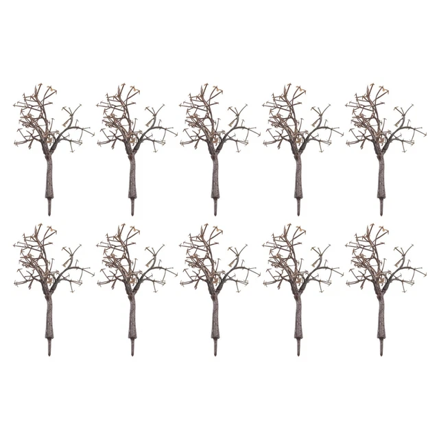 PAYSAGE RÉALISTE TRONCS d'arbres nus pour photographie de modèle 10 pièces EUR 8,62 - PicClick FR