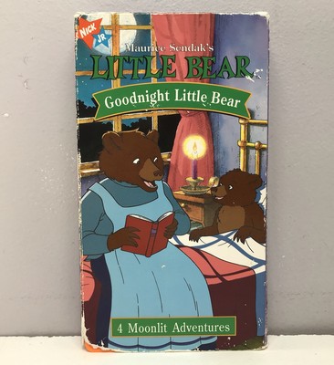 NICK JR SENDAK Little Bear Goodnight VHS Video Tape VTG Nickelodeon ...
