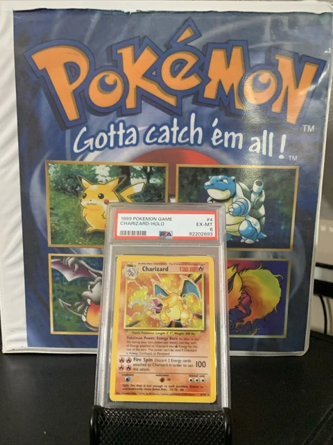 PSA 6 SET Base Charizard Holo 1999 Carta Pokemon Olografica ...
