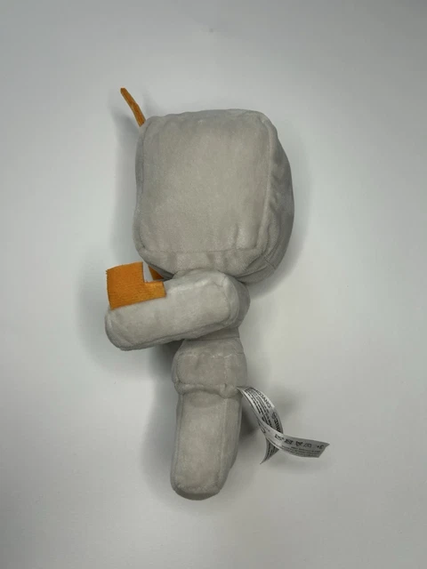 MINECRAFT MOJANG JINX Plush Soft Toy Skeleton On Fire Grey £7.69 ...