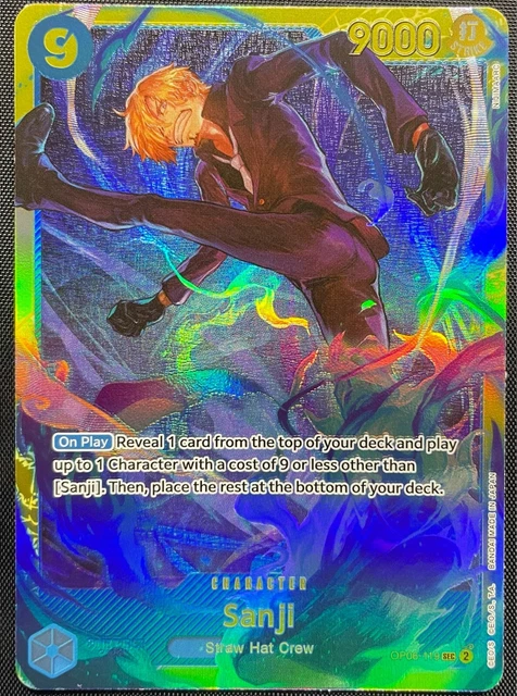 SANJI OP06-119 SEC Secret One Piece Card Game English NM £9.99 - PicClick UK
