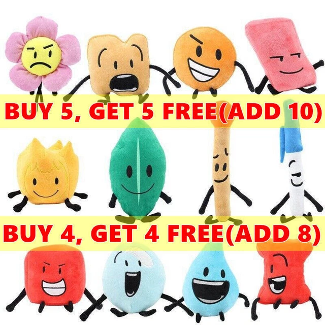 2026 BFDI PLUSHIE Stuffed Doll Plush Battle Dream Island Children Day ...