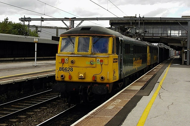 C3 6X4 GLOSSY Photo Freightliner Class 86 86628 @ Stafford £1.00 ...