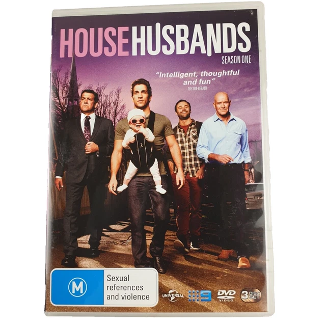 HOUSE HUSBANDS SEASON One DVD, 3 x Discs, Region 4 PAL, Drama, Rated M ...