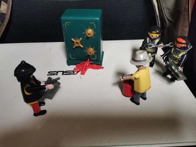 PLAYMOBIL SCÉNETTE Hold Up Coffre 9007 ; Emmett Brown 70576 Bandit Policier EUR 15,00 - PicClick FR