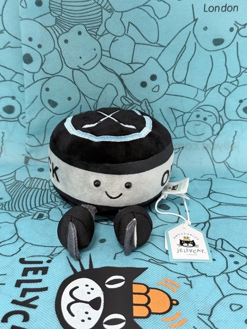 JELLYCAT AMUSEABLE CUTE Hockey Puck,10cm Soft Toy - BNWT New with Tag ...