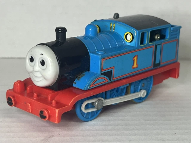 THOMAS & FRIENDS Trackmaster Thomas The Blue Tank Engine Toy Train 2002 ...