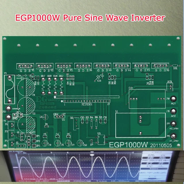 EGP1000W PURE SINE Wave Inverter Power Board PCB Bare Board Based ...