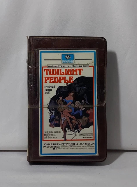 TWILIGHT PEOPLE (VHS) 1986 Evil-Horror-Half Beast-All Monsters-Hard Box ...