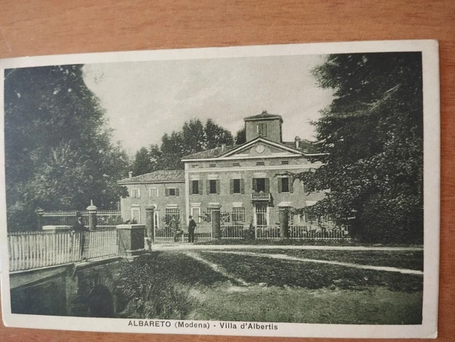 ALBARETO -MODENA -VILLA D'ALBERTIS cartolina d'epoca EUR 18,00 ...