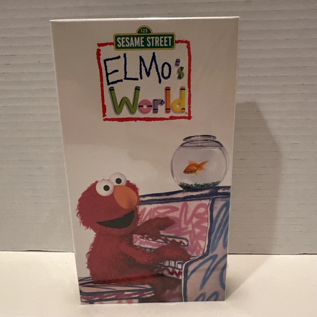 SESAME STREET ELMO’S World 2000 Vhs Tape Sony Wonder Sealed Brand New ...