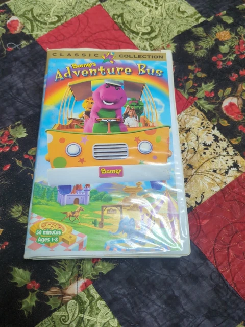 BARNEY'S ADVENTURE BUS Classic Collection VHS Video Tape 50 Minutes ...