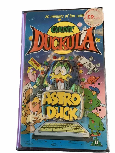 COLLECTABLE COUNT DUCKULA VHS TAPE ~ 80 Mins ~ Astro Duck~ 1990 ~ Used ...