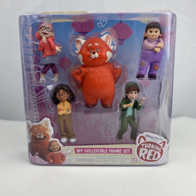 DISNEY PIXAR TURNING Red BFF Collectible Figure Set of 5 New $32.94 ...