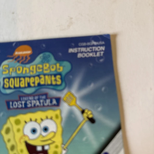 SPONGEBOB SQUAREPANTS LEGEND Of The Lost Spatula Nintendo GameBoy Color ...