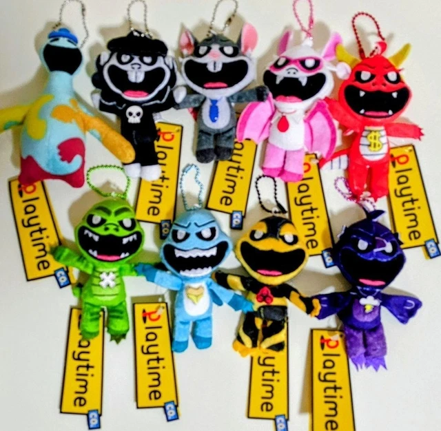 POPPY PLAYTIME NIGHTMARE Critters Chapter 4 ball chain mascots set of 9 ...