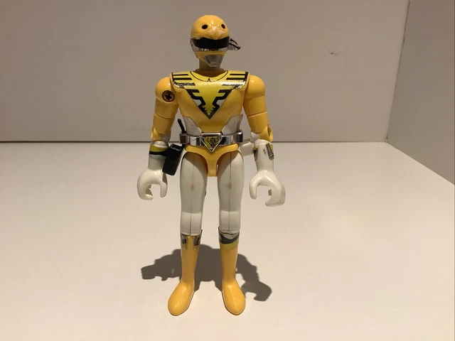 POWER RANGERS CHOJIN Sentai Jetman Chogokin Figure Yellow Lion 1991 ...